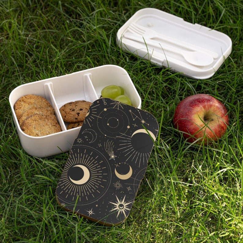 Celestial Sun and Moon Bento Lunch Box Multilayer Bento Box - Etsy