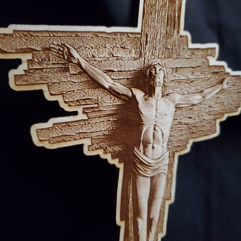 Jesus Crucifixion, Jesus Wall Art, Cross Wall Decor, Jesus Decor, Laser ...