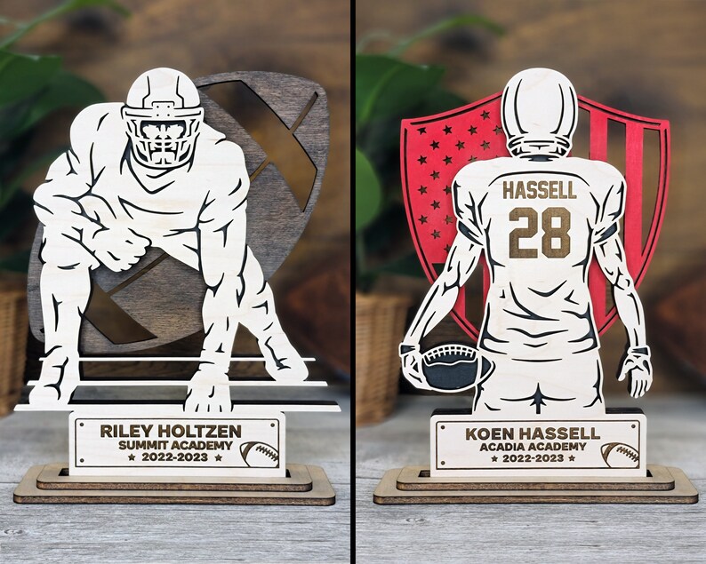 Personalized Football Sign, Stadium Series Football Signage, Football ...