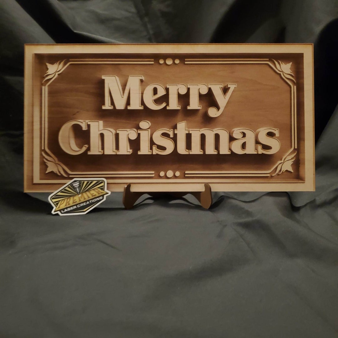 Merry Christmas Sign, Holiday Decor Christmas, Merry Christmas Wood ...