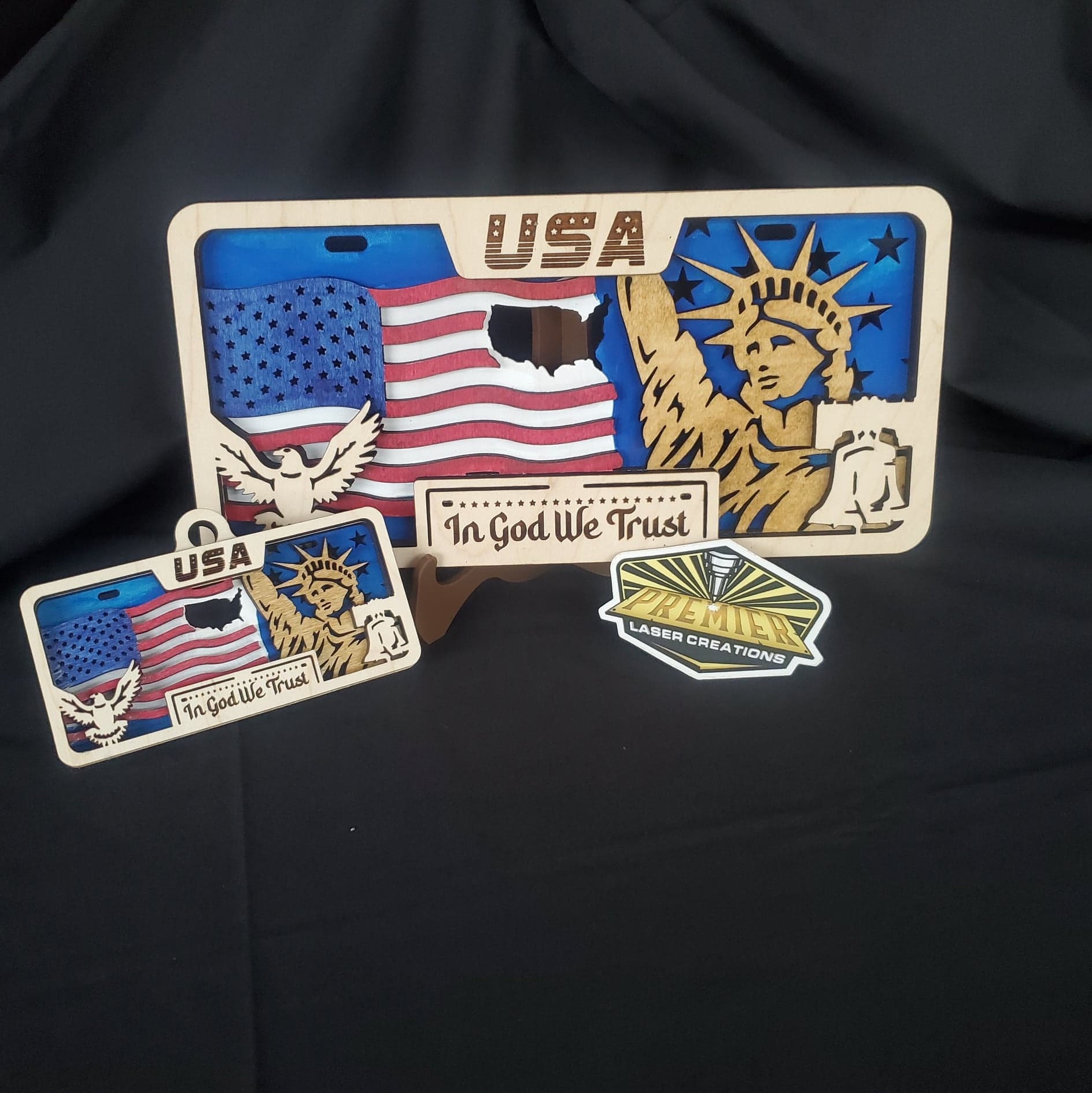 State Plate Ornament, State License Plate, State Plate Signage, 50 ...