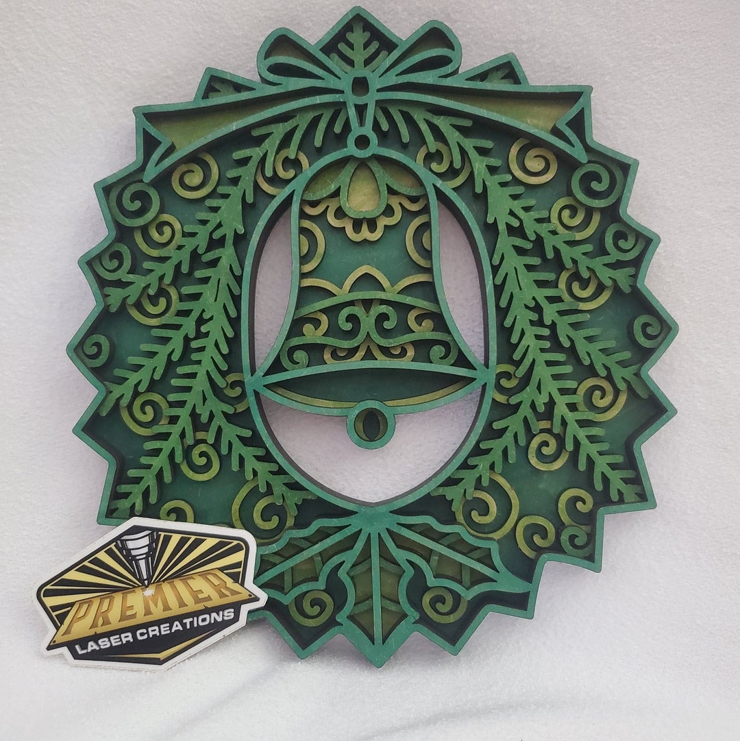 Wreath Mandala, Multilayer Mandala, Wreath Decor, Multilayer Wall Art ...