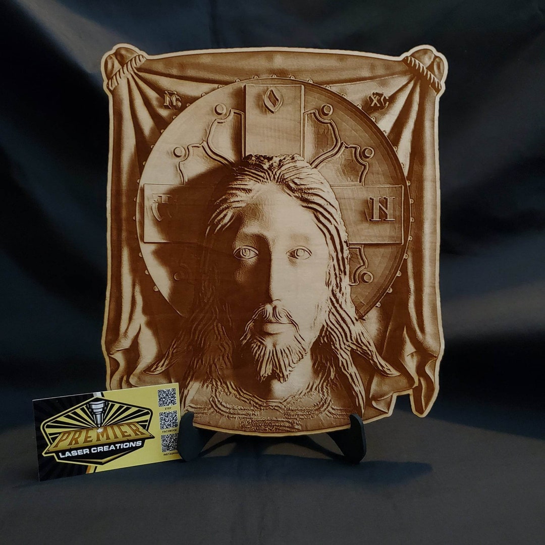 Shroud of Jesus, Jesus Decor, Faith Sign, Jesus Wall Art, Christian Art ...