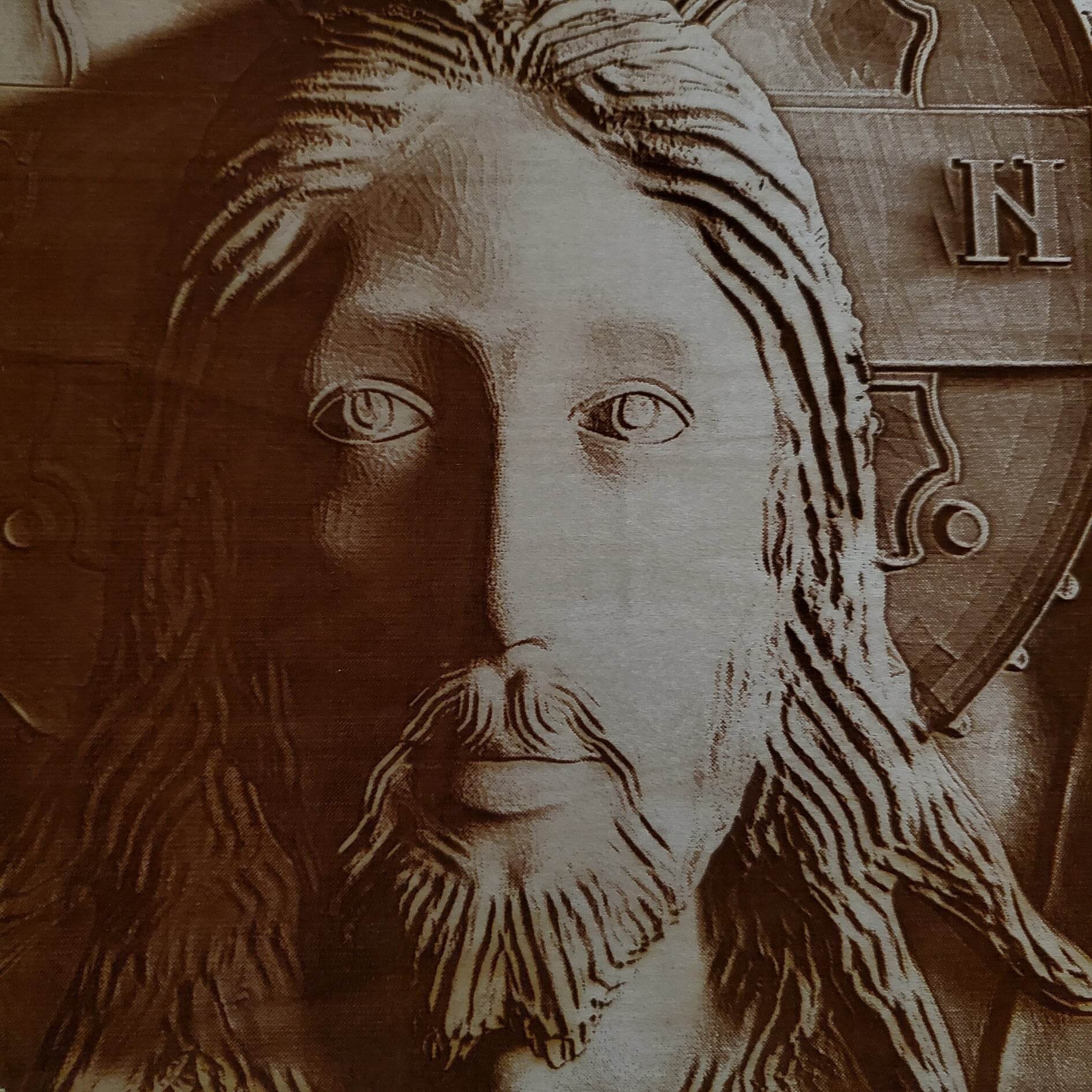 Shroud of Jesus, Jesus Decor, Faith Sign, Jesus Wall Art, Christian Art ...