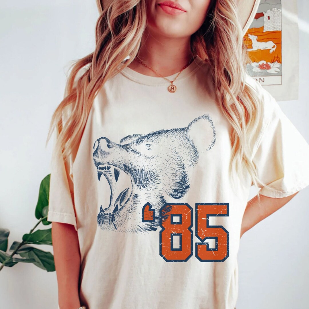 Vintage '85 Chicago Shirt, Retro Football Shirt, Men and Women Shirt ...