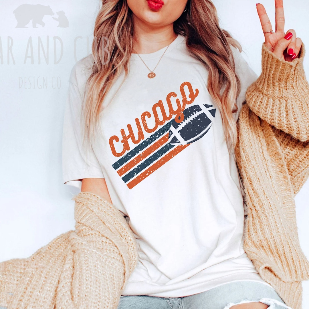 Vintage Chicago Shirt, Retro Football Shirt, Men's and Women's Shirt ...