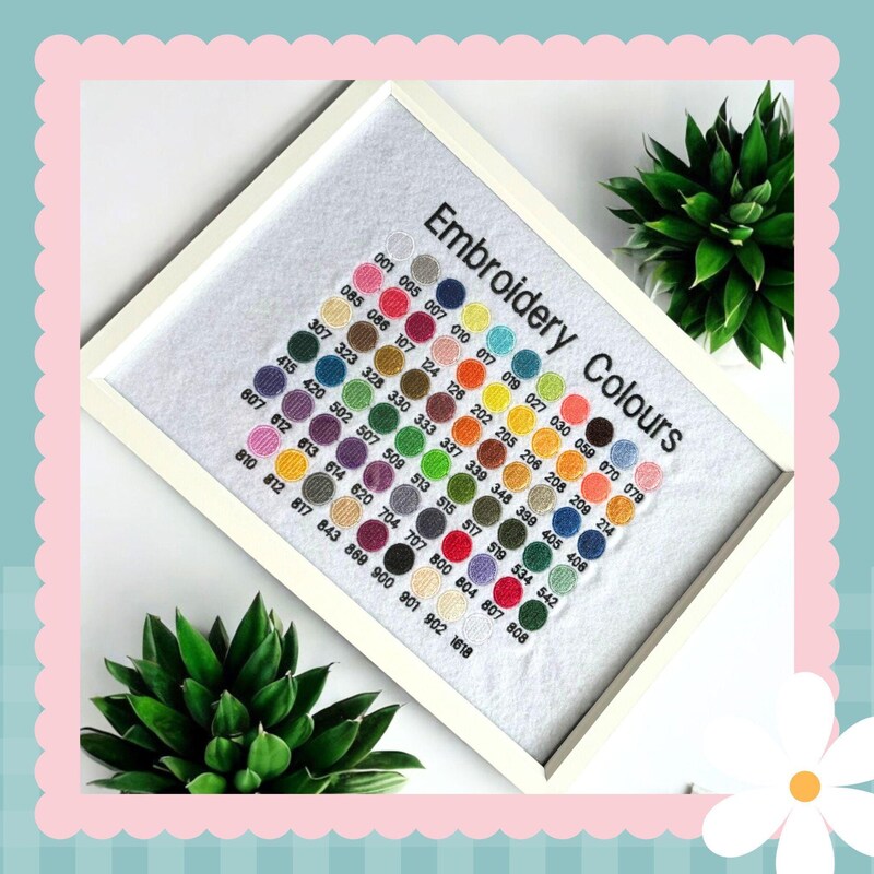 New Brothread Color Chart - Etsy