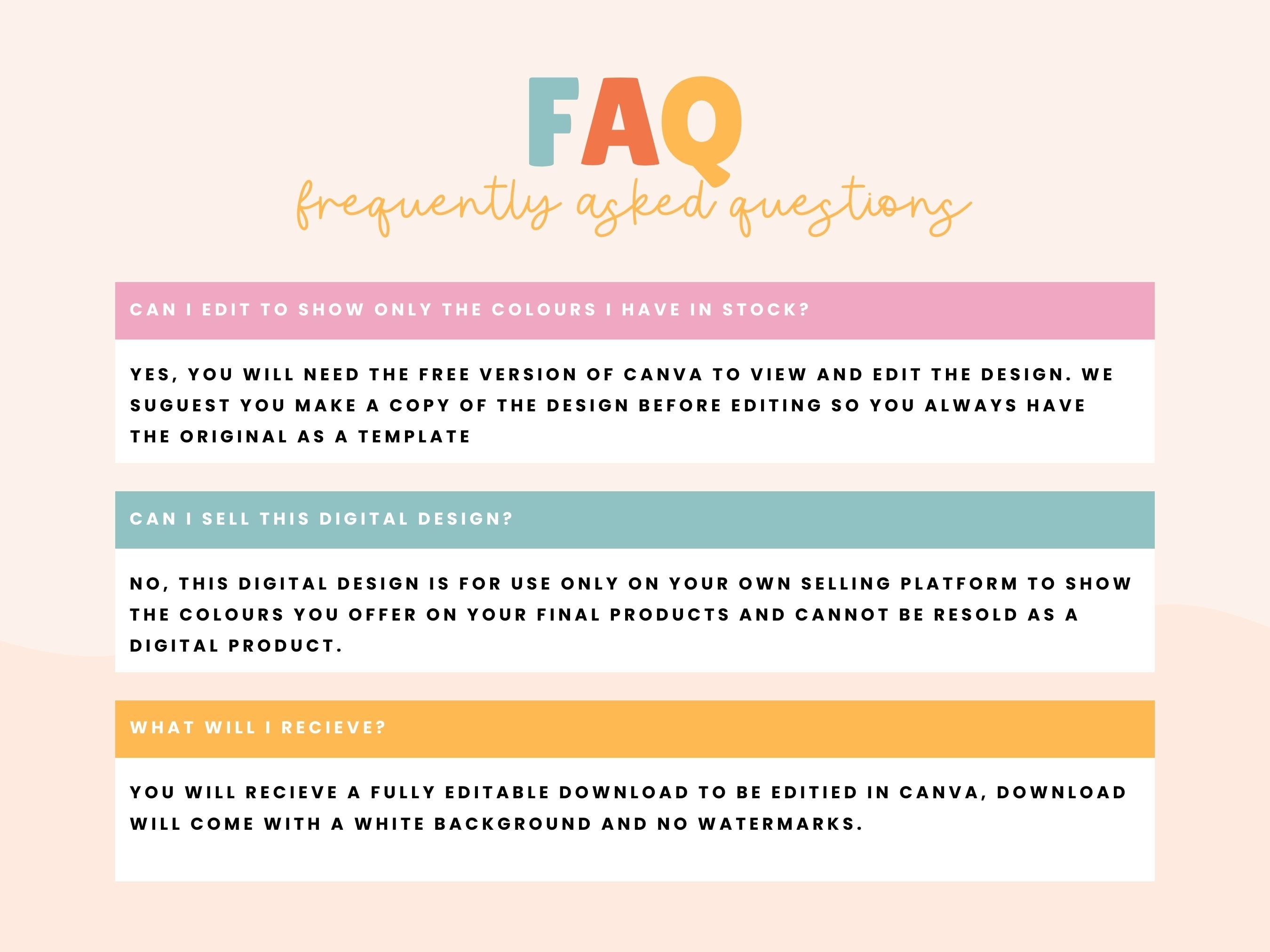 Brothread Embroidery Colour Chart: Editable Canva Template (digital ...