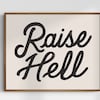 Be Kind and Raise Hell Wall Art Western Digital Print Download Rustic ...