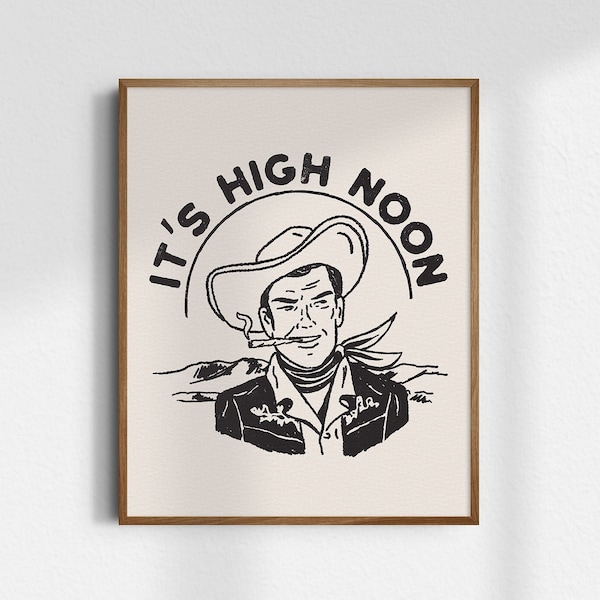 High Noon Sign - Etsy