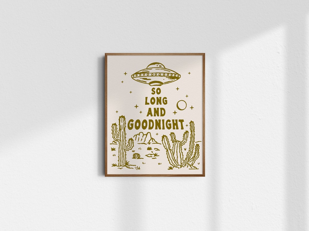 So Long and Goodnight, Giclée Fine Art Print, Western Art Print ...