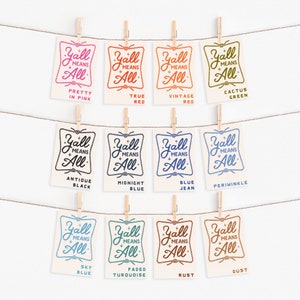 Yall Means All, NEON Edition, Giclée Fine Art Print, Pride Wall Art ...