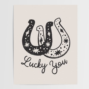 Lucky You, Giclée Fine Art Print, Western Art Print, Western Wall Art ...