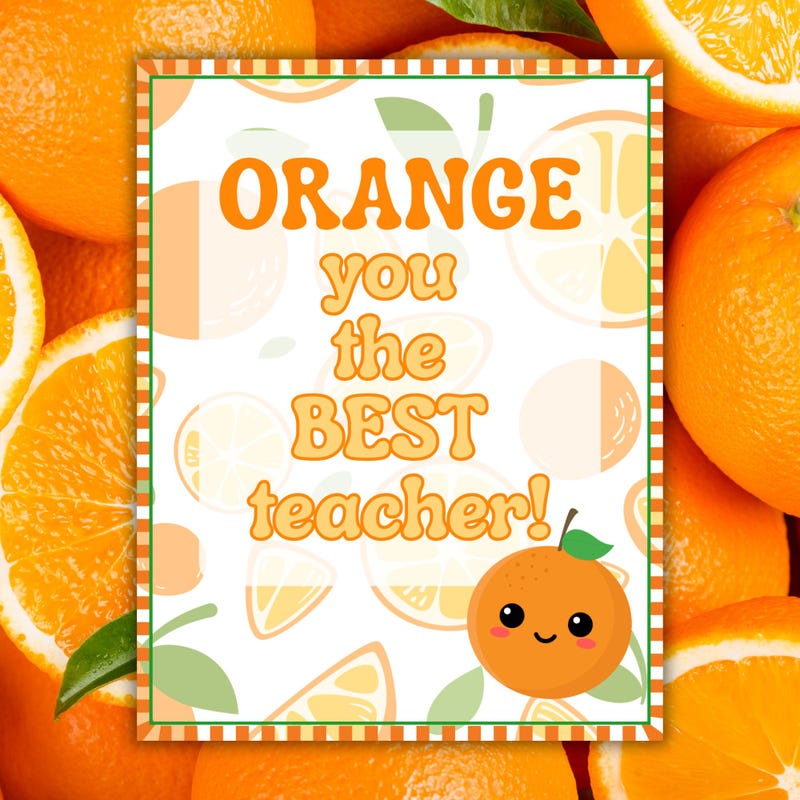 Orange You Glad - Etsy