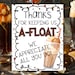 Root Beer Float Appreciation Sign: Printable Teacher, Staff Gift (PDF ...