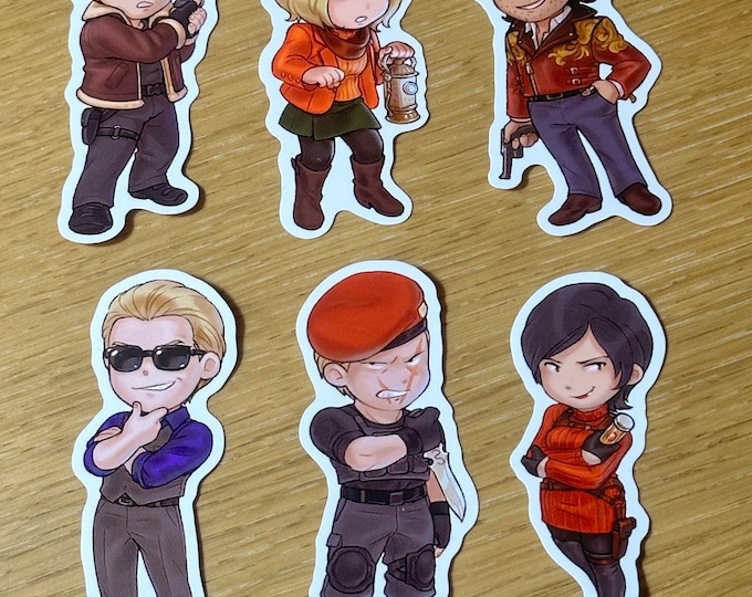 RE4 Kiss-cut Vinyl Sticker Sheet - Etsy Canada