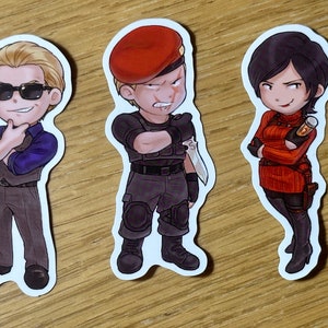 Resident Evil 4 Remake - 3 Inch Vinyl Stickers - Etsy