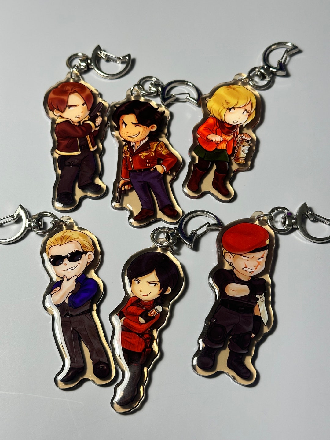 Resident Evil 4 Remake - 3-inch Acrylic Charms - Etsy