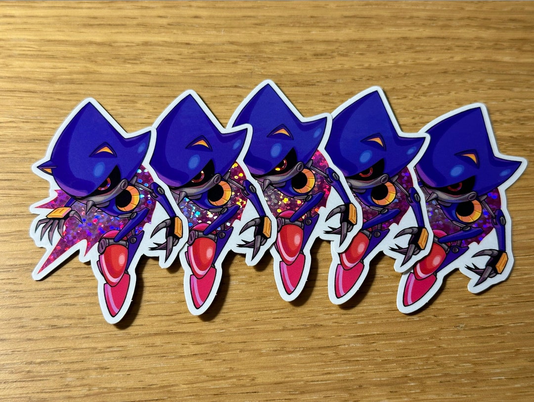 Metal Sonic Holo Detail 3in Vinyl Sticker - Etsy