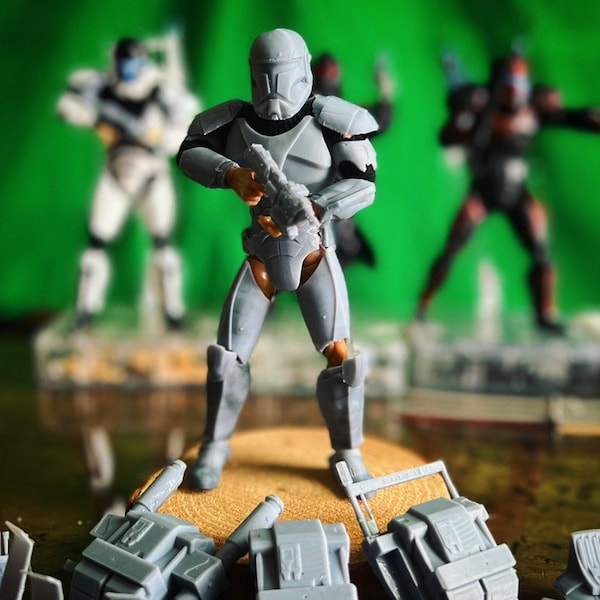 Clone Commando Figure - Etsy