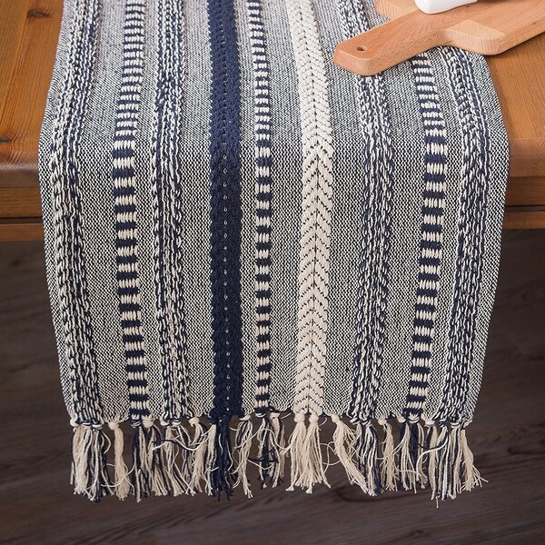 Blue Table Runner - Etsy