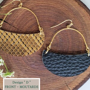 Python Snake Vegan Faux Leather Earrings Alt Clothing Serpent Earrings ...