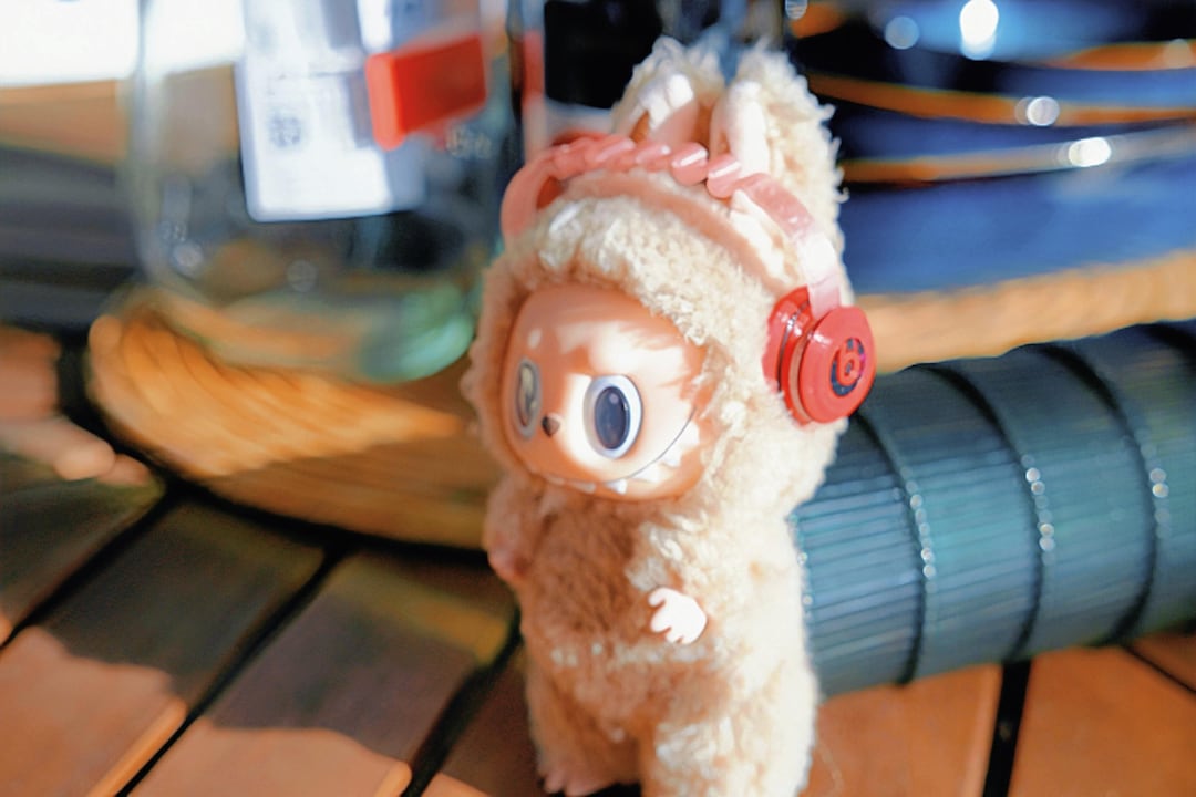 Labubu Headset-handmade Wave-design Headphones, Customizable Color ...