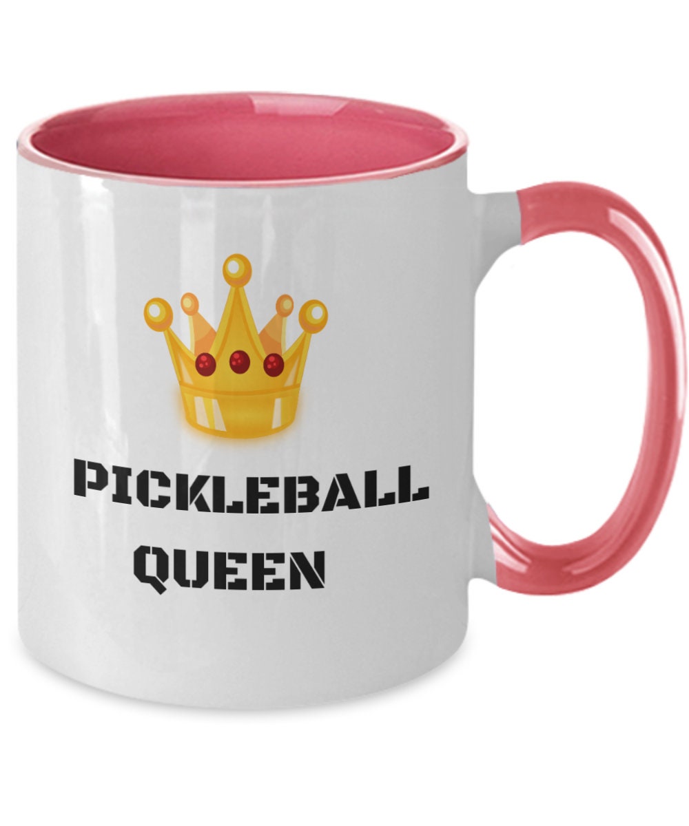 Pickleball Funny Player, Pickleball Queen, Mug Pickleball Funny, Gift ...