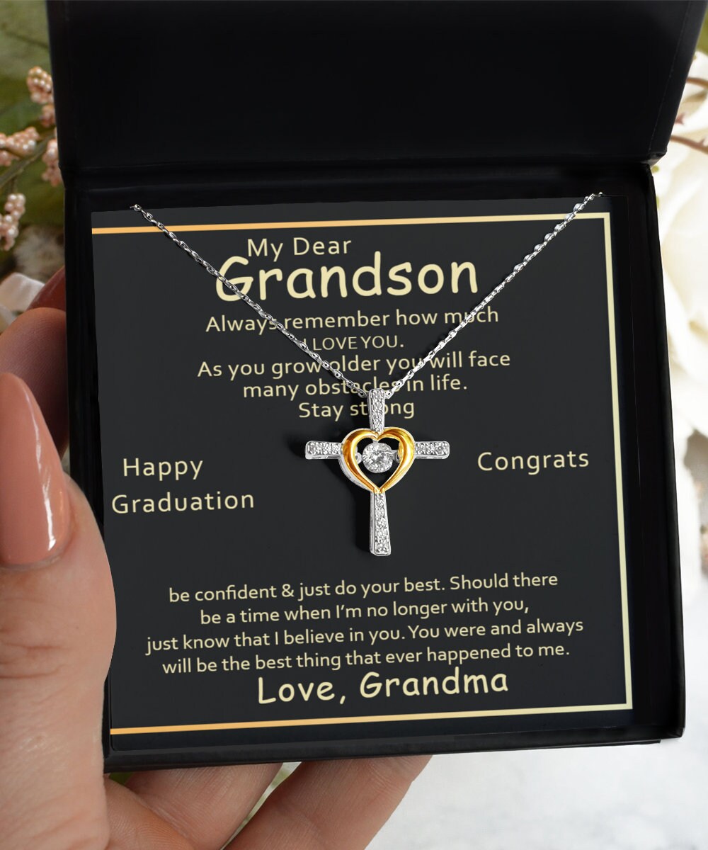 Necklace Grandson Graduation, Gift Graduation Grandson, Gift From ...