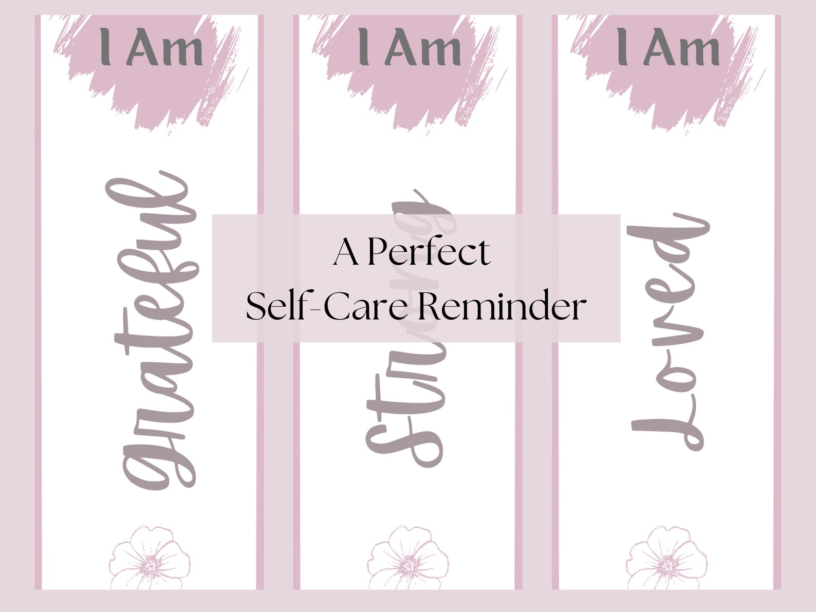 Positive Affirmation Bookmarks| I Am Bookmarks| Affirmation Bookmarks ...