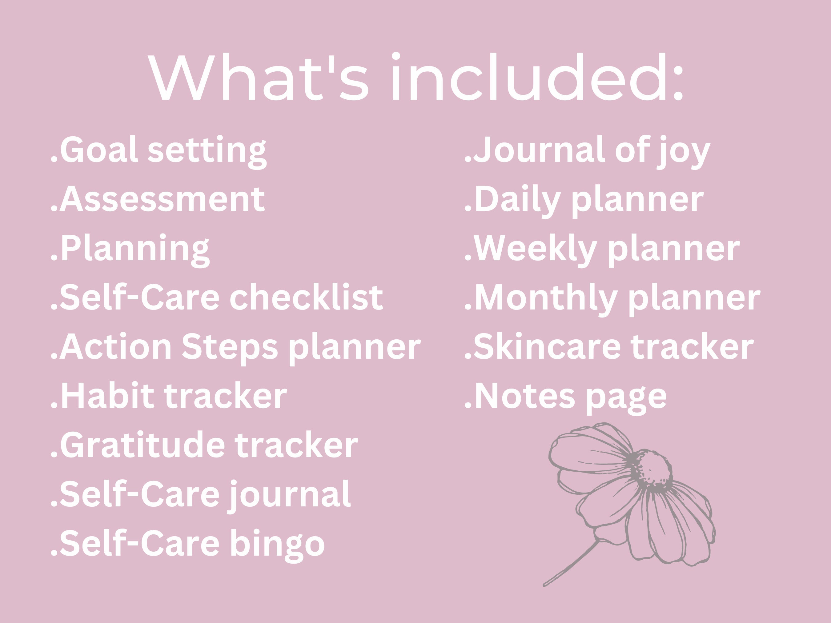 Self-care Workbook, Self-care Journal, Gratitude Tracker, Habit Tracker ...