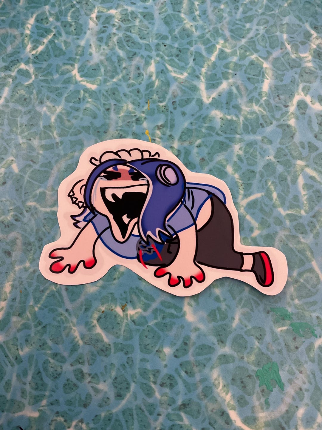 Splatoon Deep Cut "shiver Lost the Splatfest" Sticker - Etsy