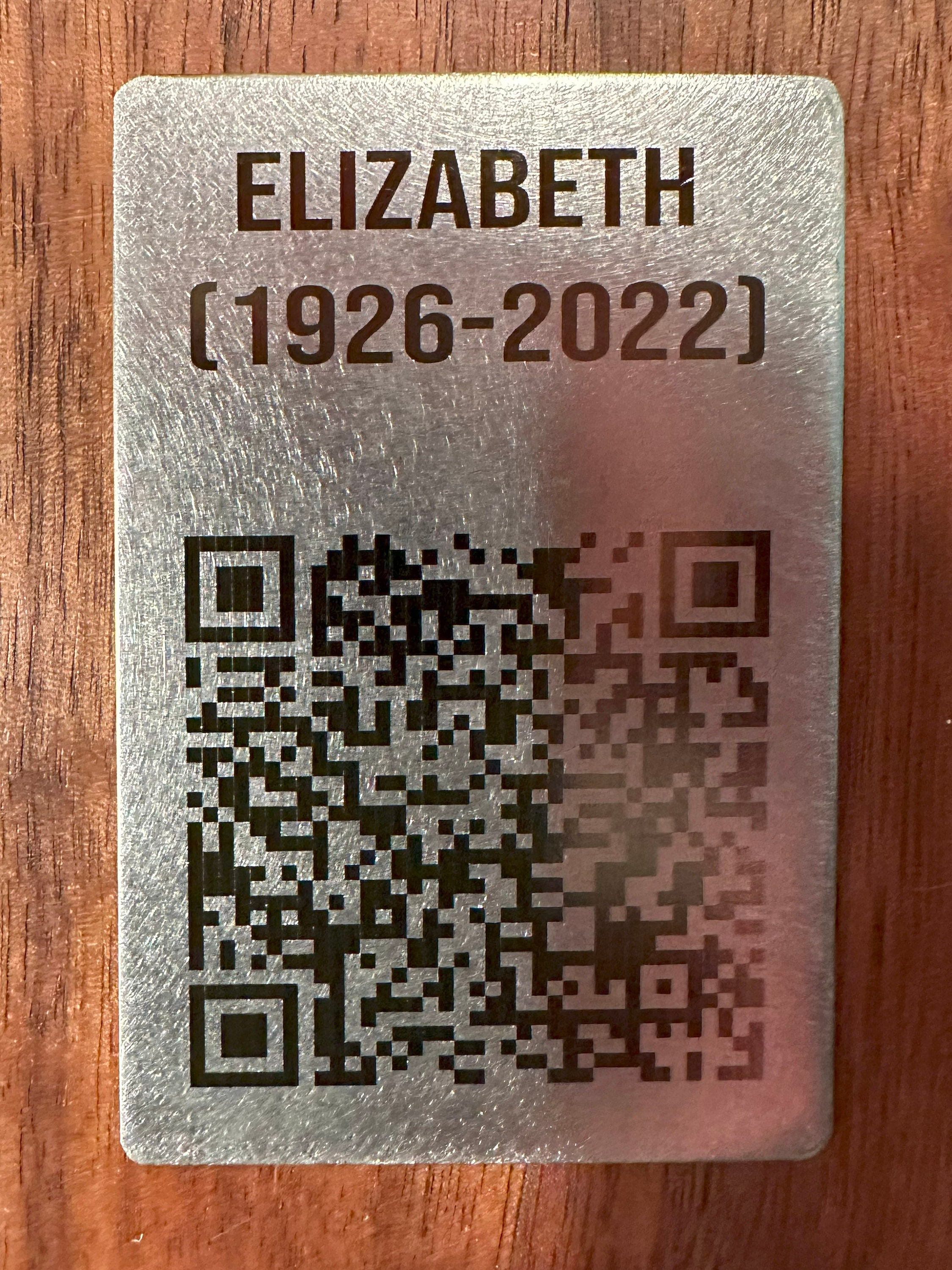 Stainless Steel QR Codes for Headstones - Etsy