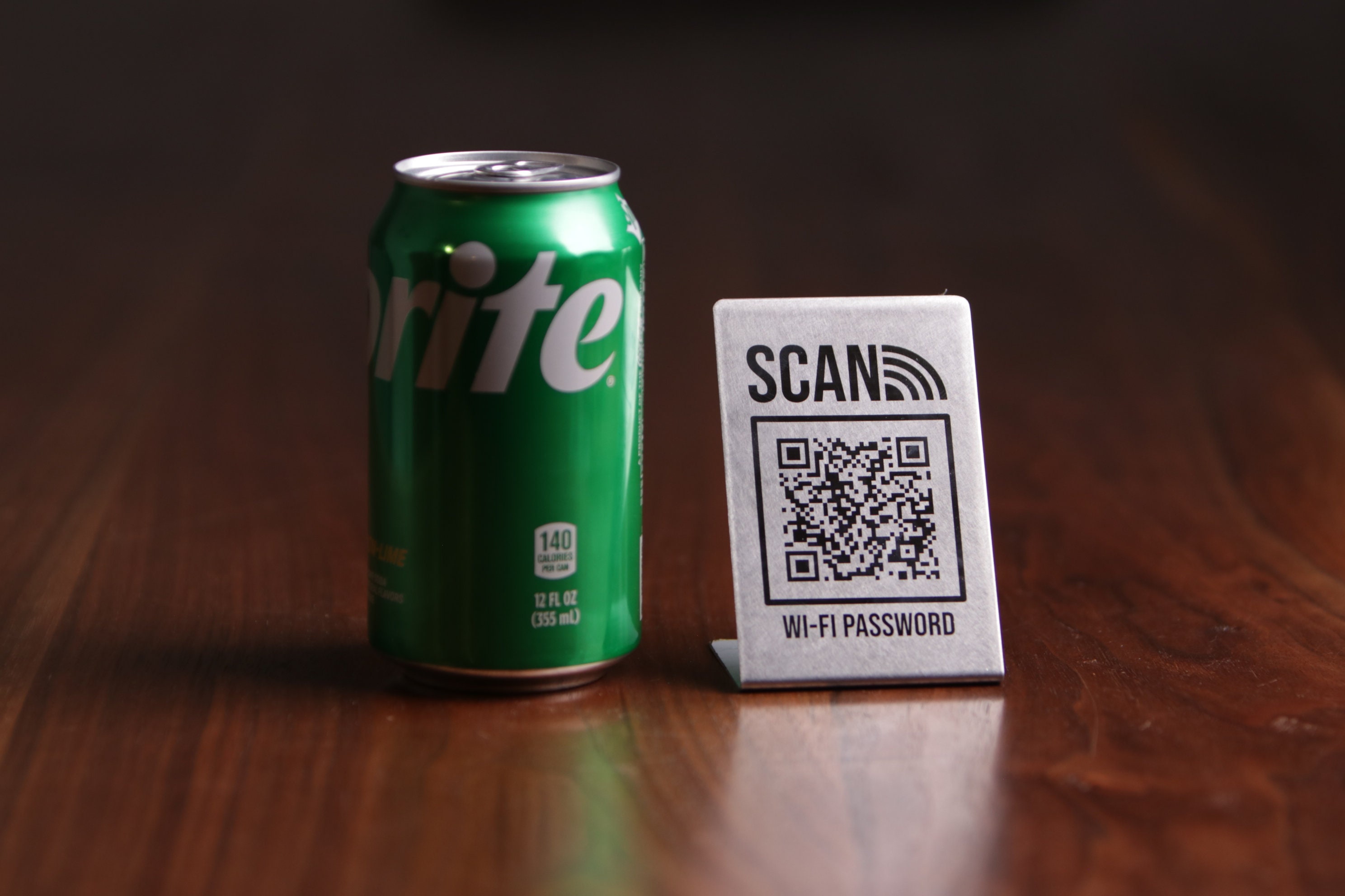 Customizable Stainless Steel QR Code Stand for Restaurants - Etsy