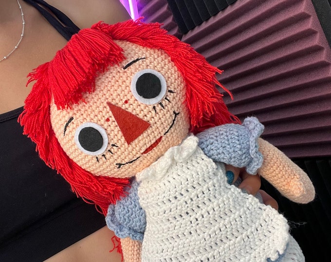 Annabelle Doll Amigurumi Raggedy Ann Doll Etsy