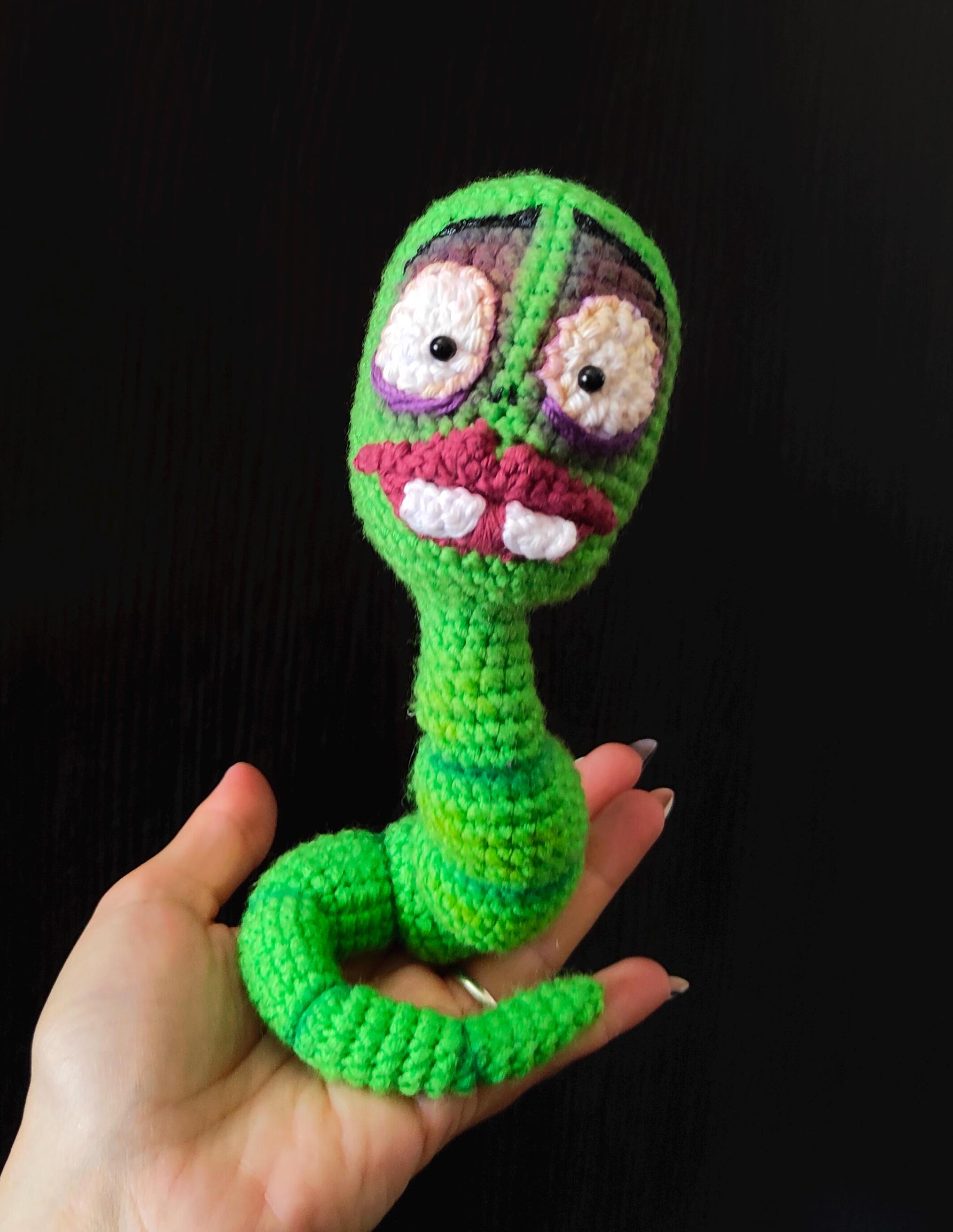 Maggot Amigurumi Pattern PDF, Corpse Bride Worm English and Spanish ...