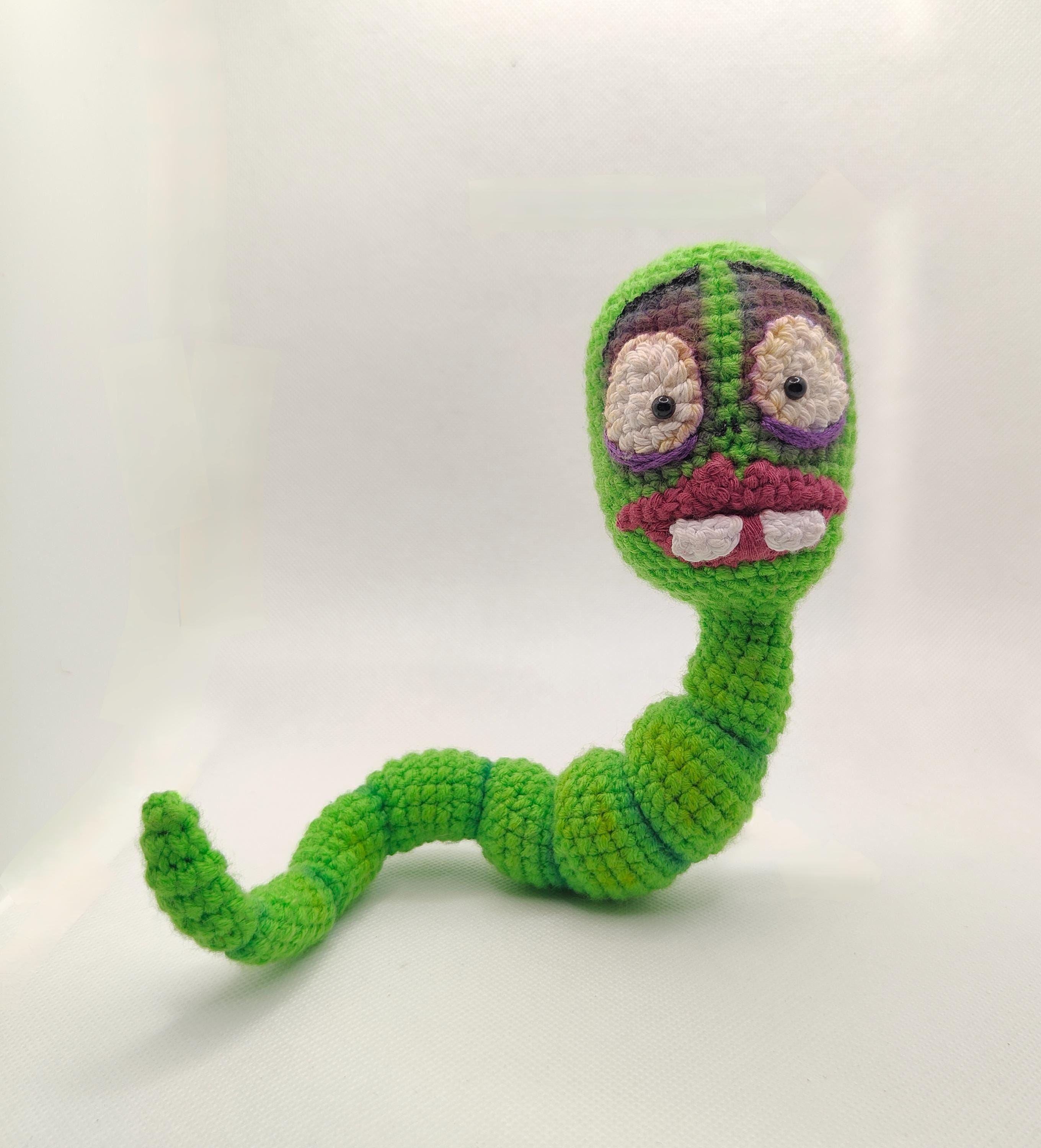 Maggot Amigurumi Pattern PDF, Corpse Bride Worm English and Spanish ...