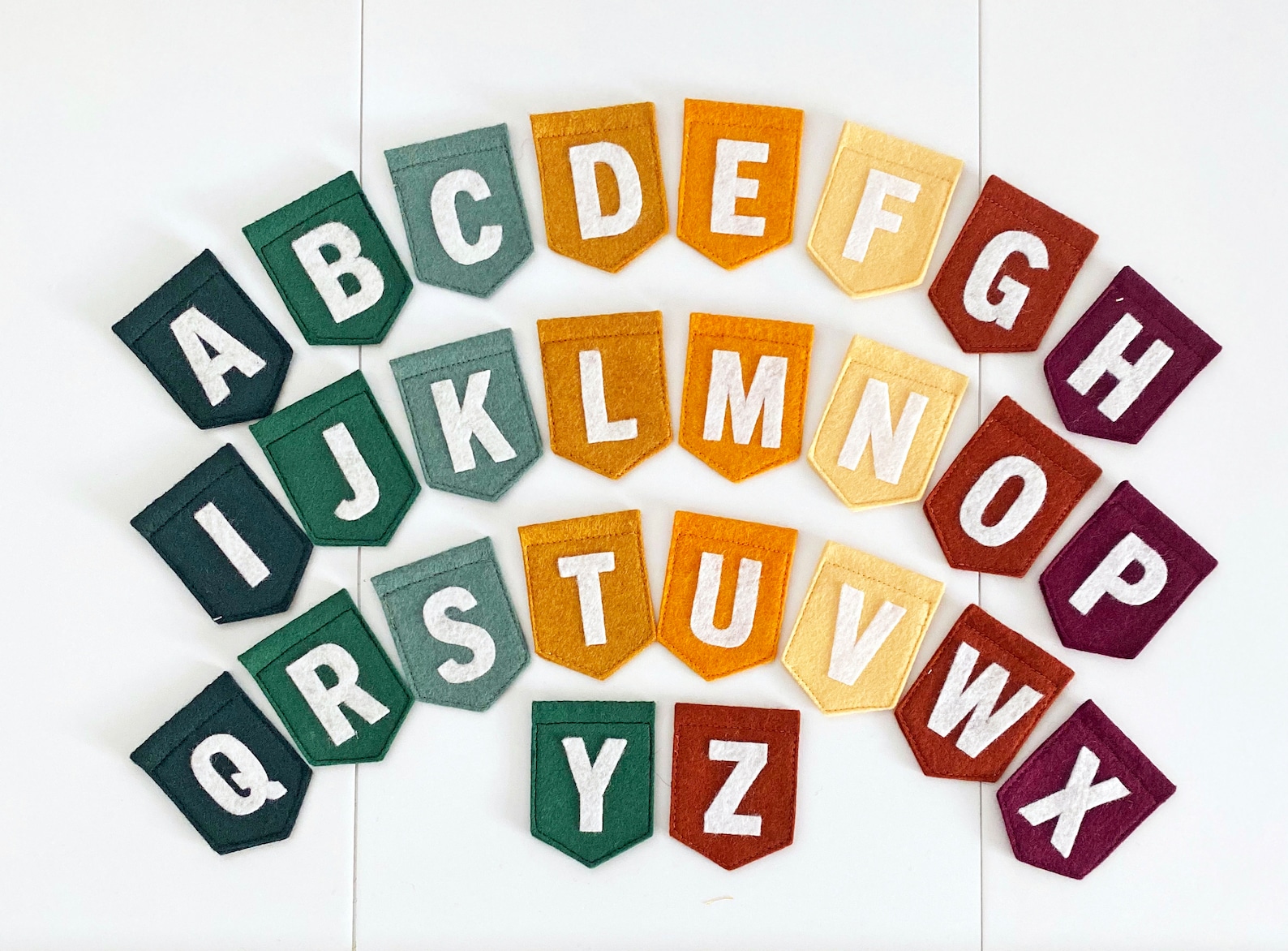 Felt Banner small With Custom Lettering Personalized Flag - Etsy