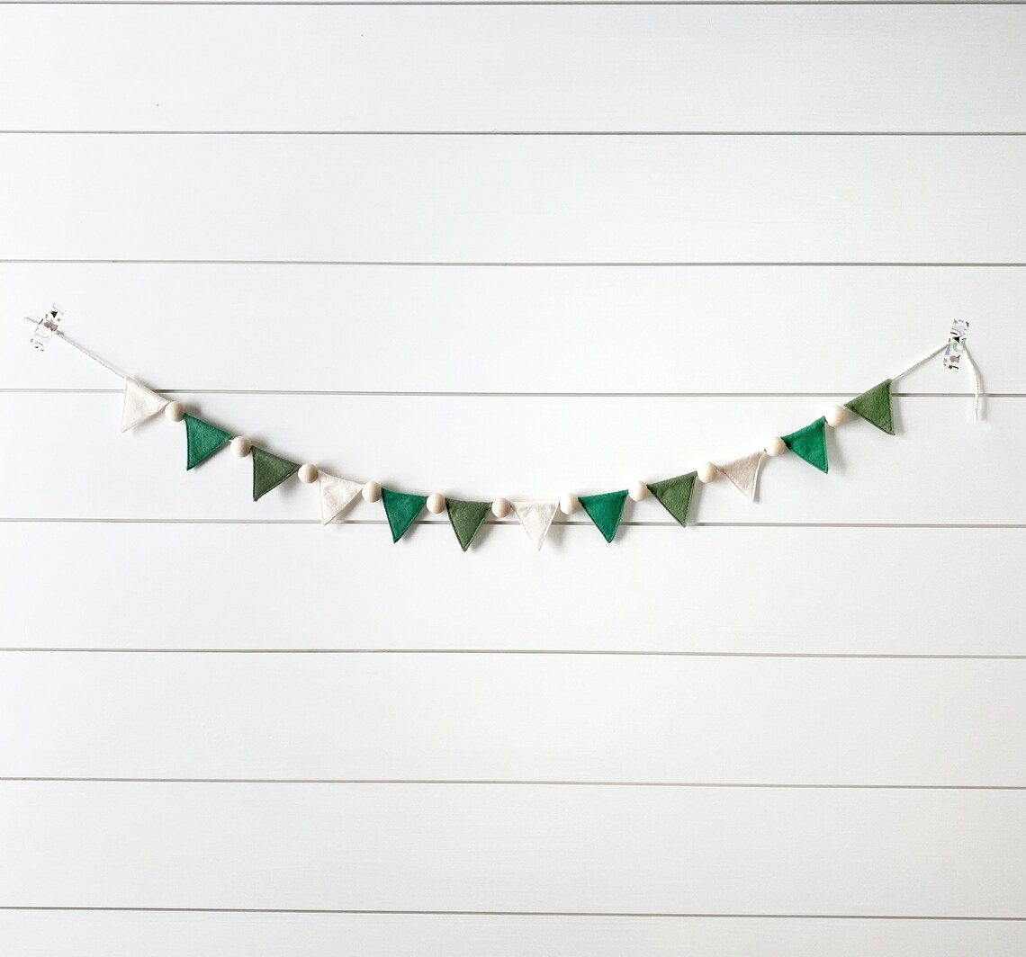 Mini Felt Triangle Banner for Nursery Decor Party Scandi - Etsy