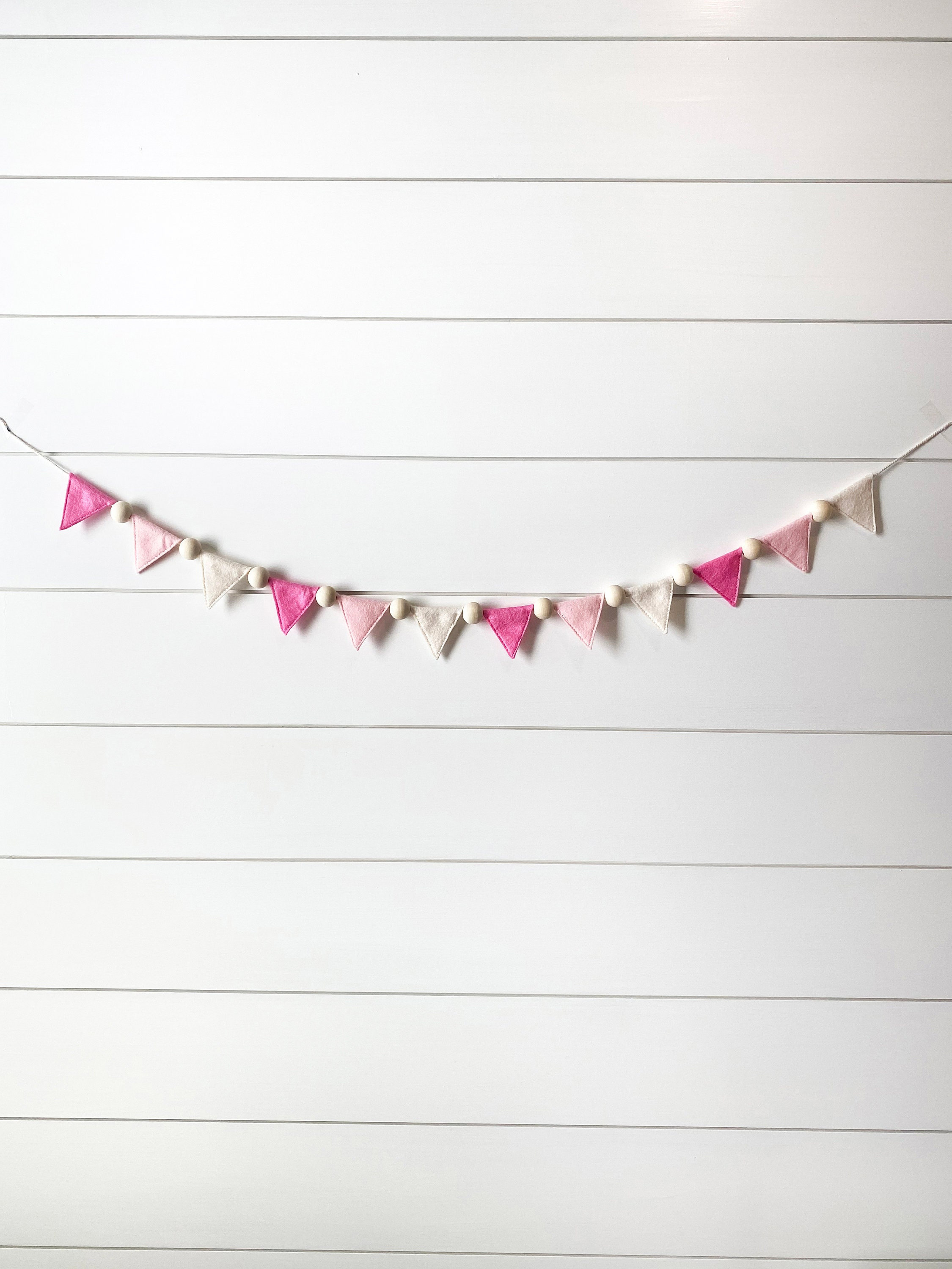Mini Felt Triangle Banner for Nursery Decor - Party Scandi Garland ...
