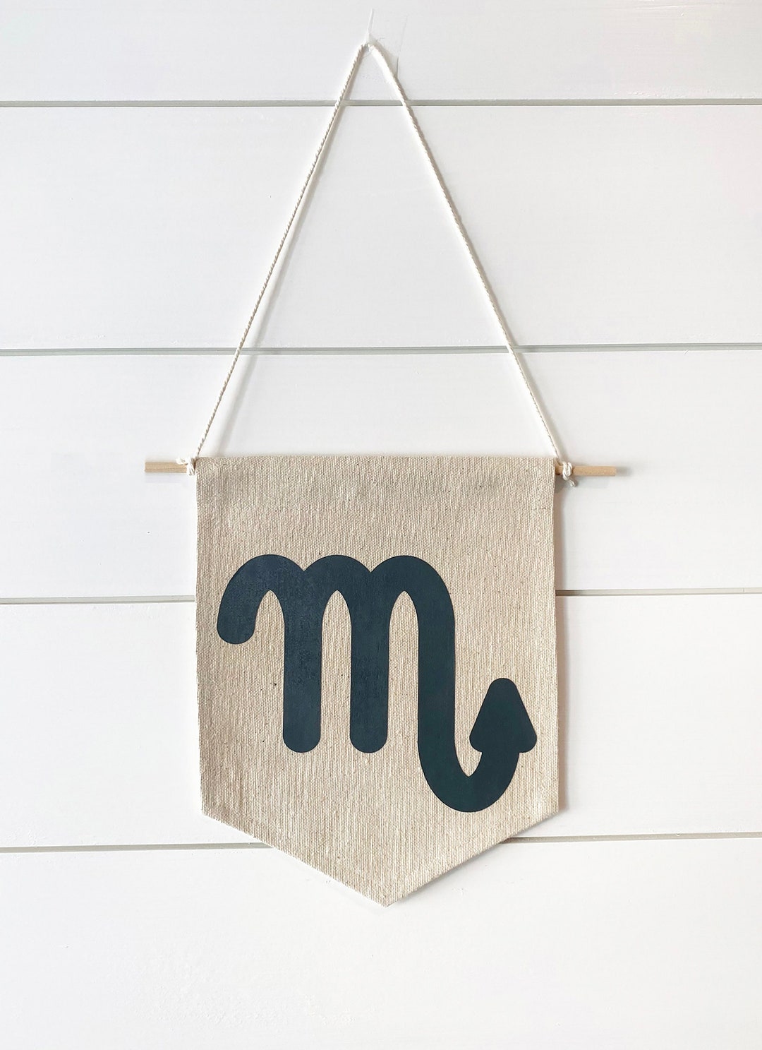 Custom Zodiac Banner - Hanging Wall Sign, Astrology Flag - Etsy