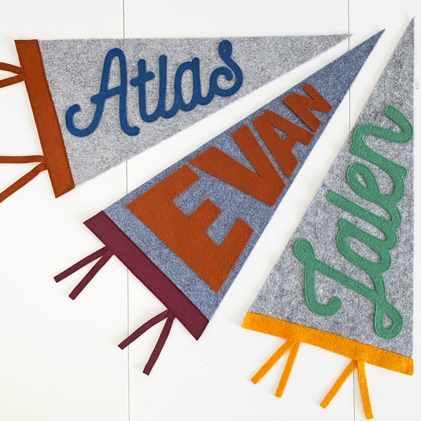 Felt Pennant - Etsy