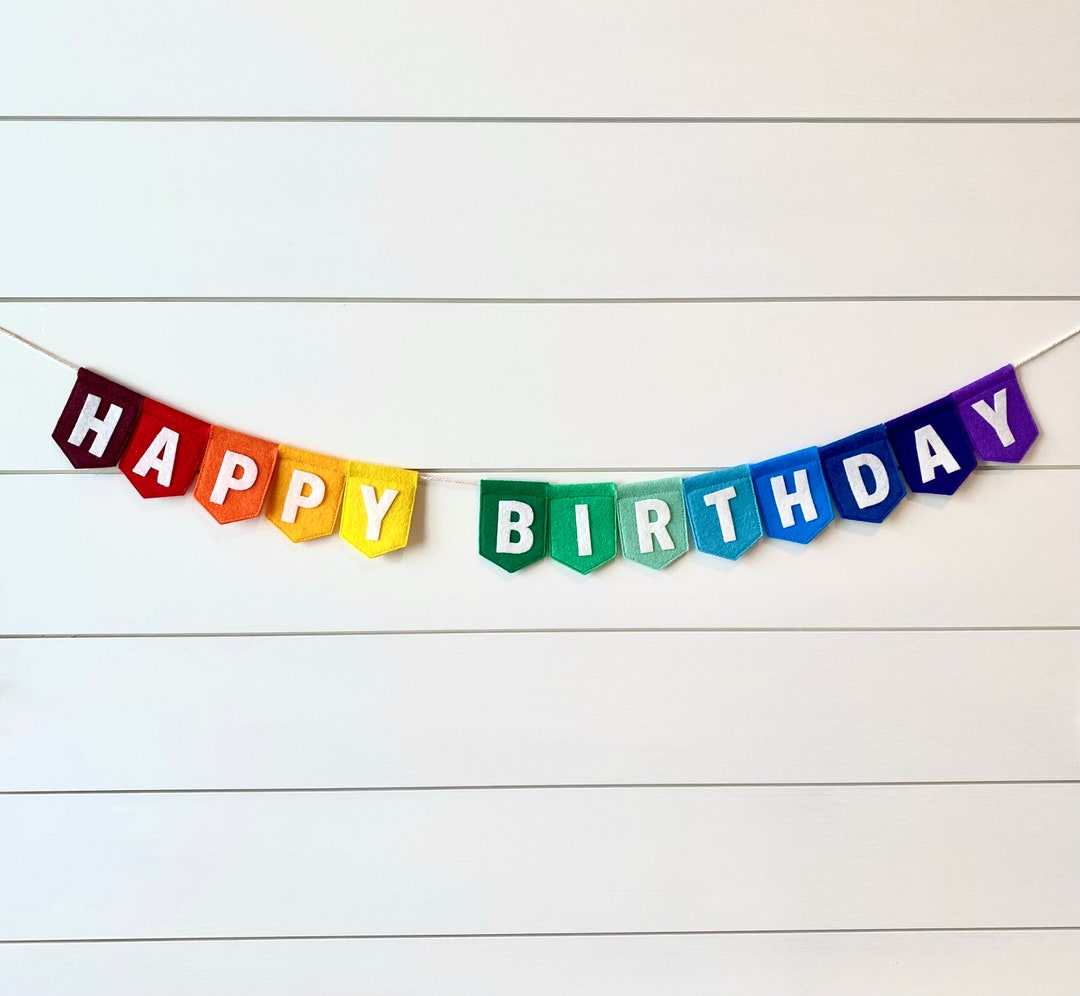 Custom Happy Birthday Banner | Great for Parties, Graduation, Weddings ...