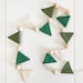Mini Felt Triangle Banner for Nursery Decor Party Scandi Garland ...
