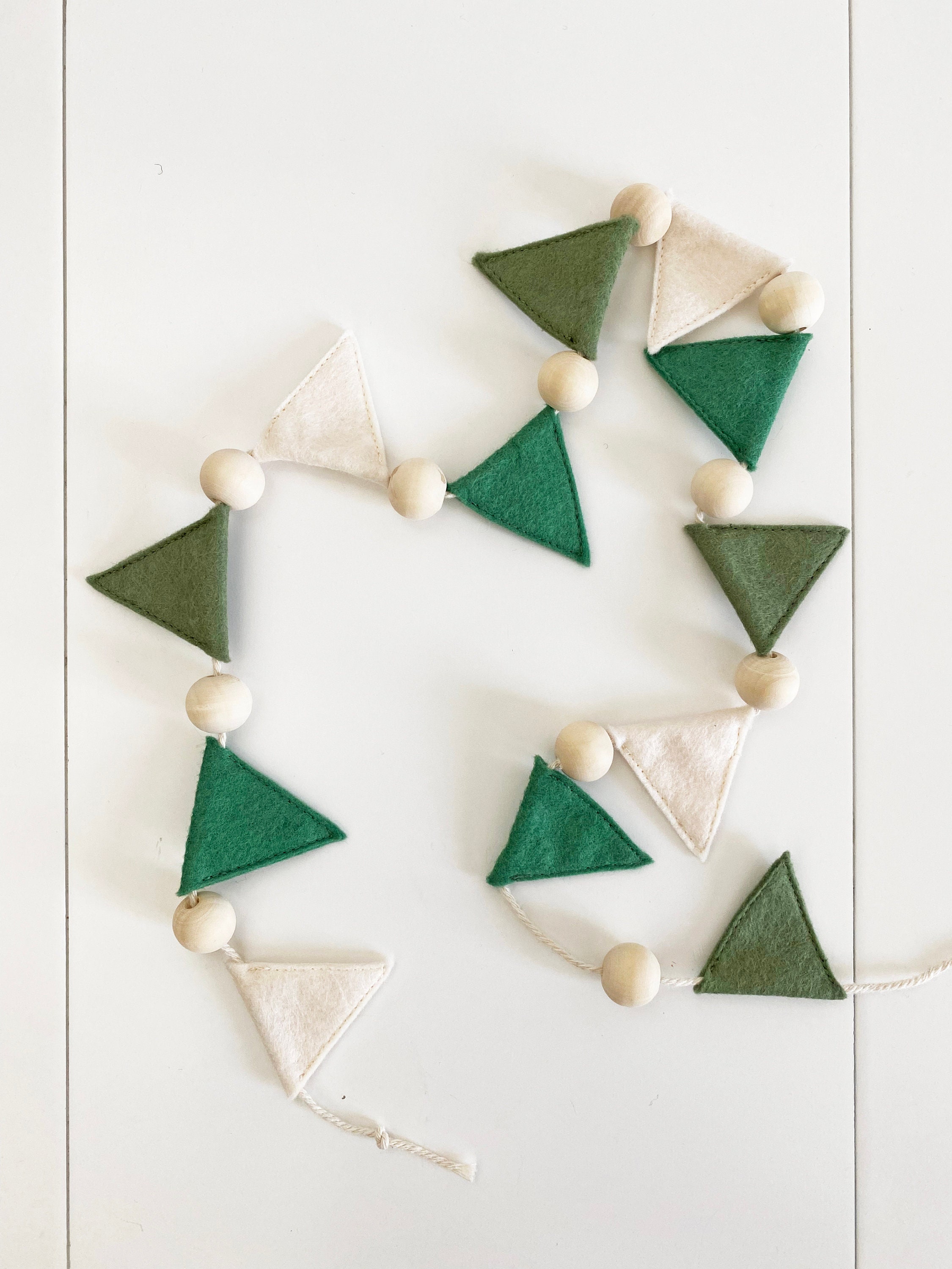 Mini Felt Triangle Banner for Nursery Decor Party Scandi - Etsy