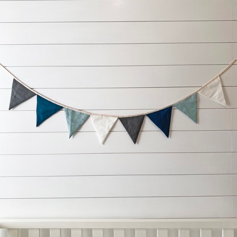 Blue Room Bunting - Etsy
