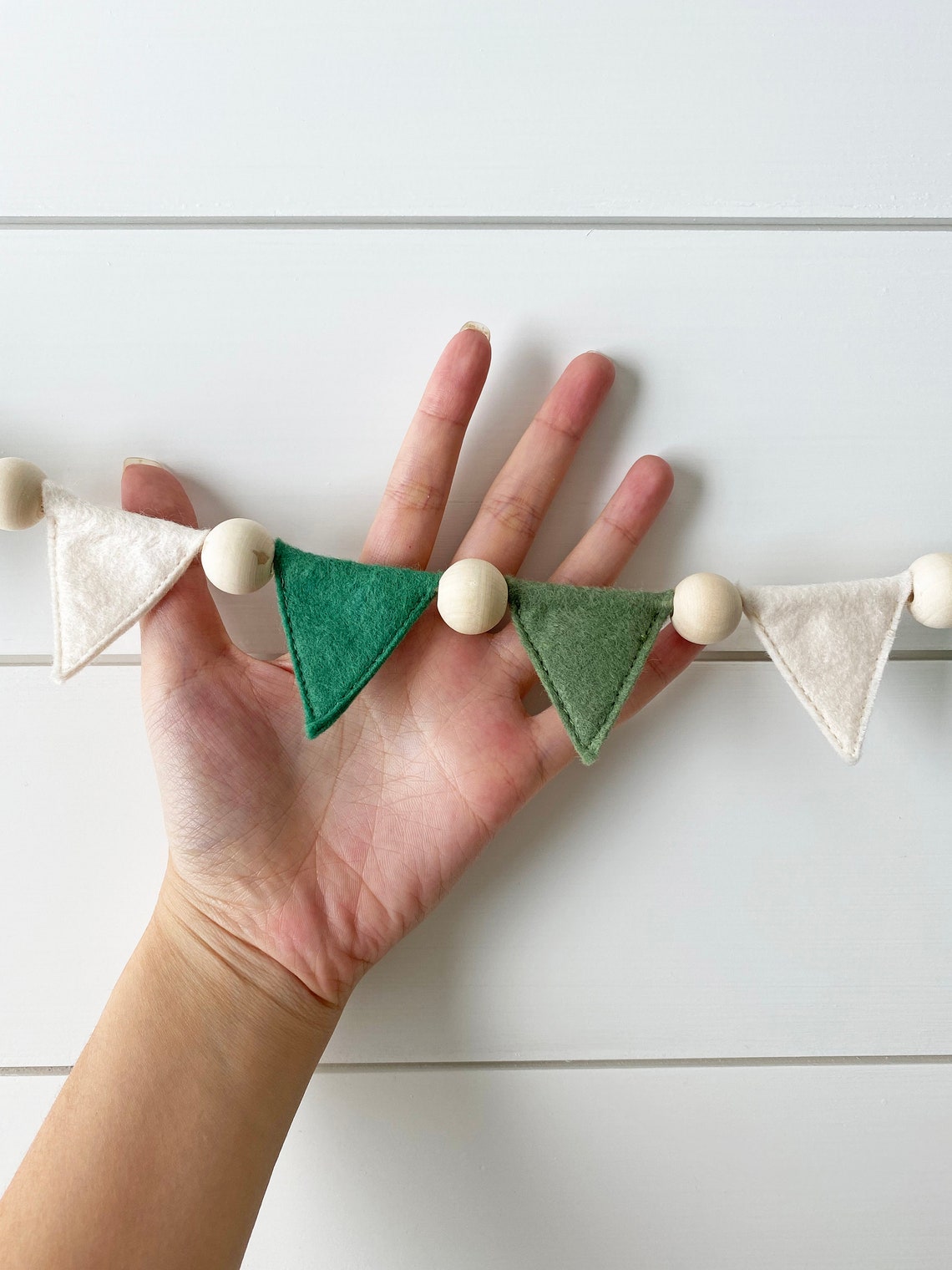 Mini Felt Triangle Banner for Nursery Decor Party Scandi - Etsy