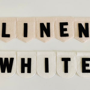 Scallop Felt Banner With Custom Lettering - Personalized Decor for Baby ...