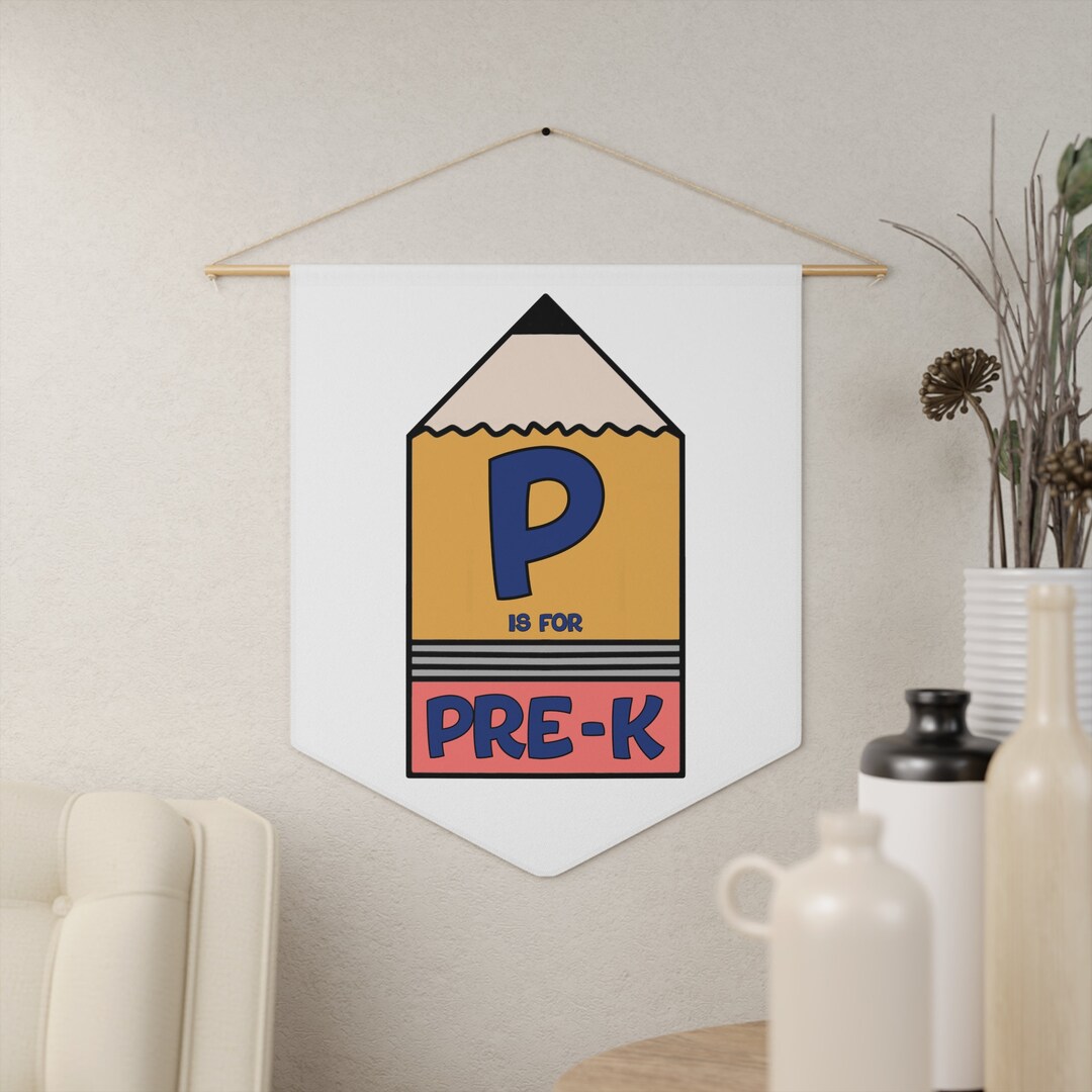 Classroom Pennant, Pre-k Class Decor Gift for First Day of School, Back ...
