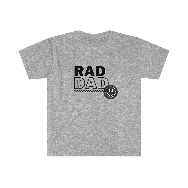 RAD DAD SMILEY T-shirt - Etsy